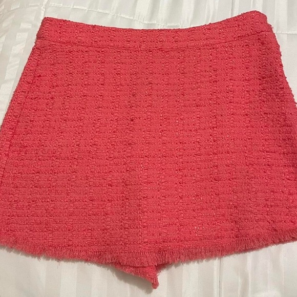 Zara | Skirts | Zara Pink Skort | Poshmark
